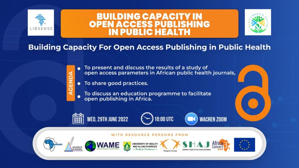 LIBSENSE National Open Science Roadmaps debuts at WACREN 2021 ...