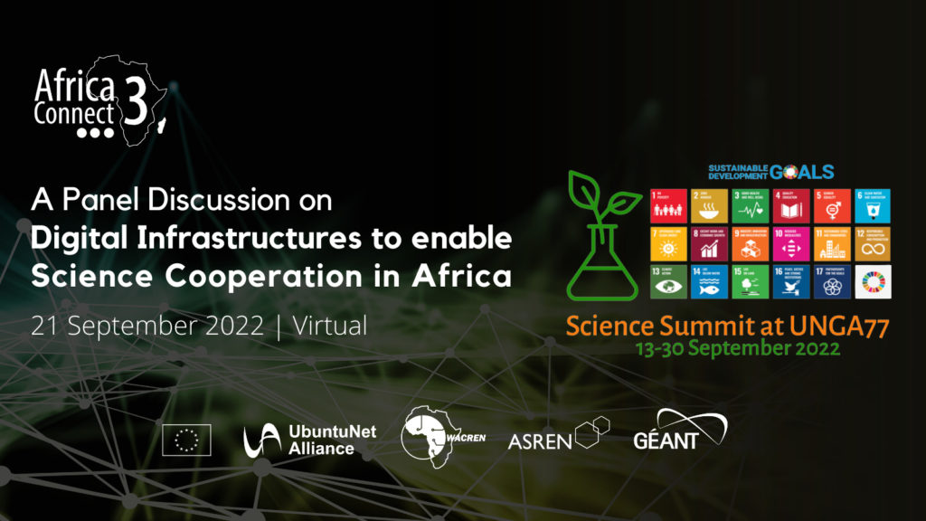 Digital Infrastructure to enable Science Cooperation in Africa at UNGA77: 21 Sept 2022 ...