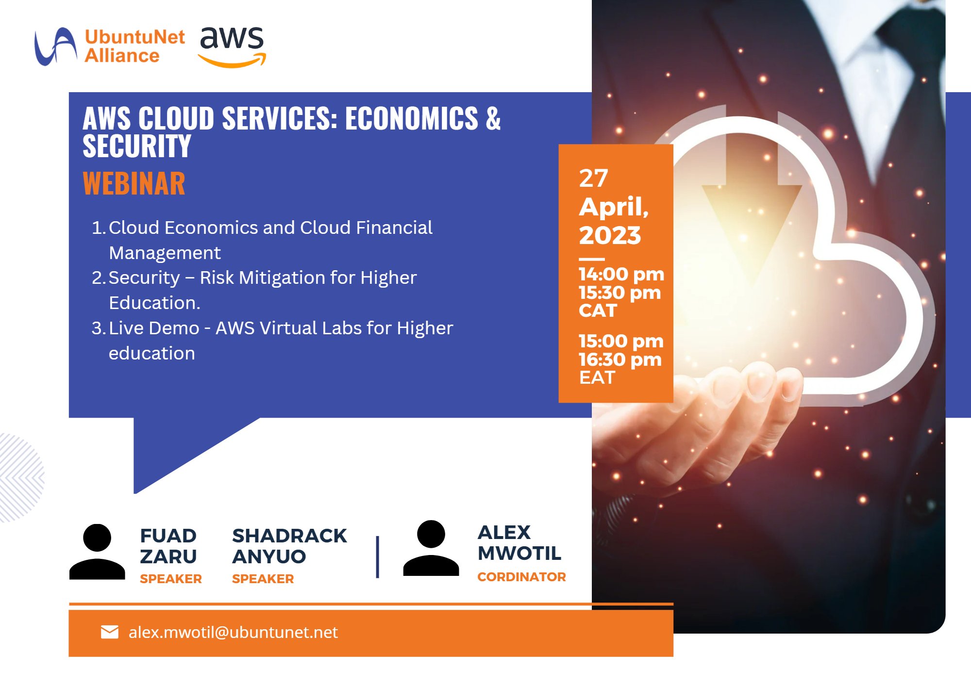AWS Cloud Services: Economics & Security webinar – April 27 2023 ...